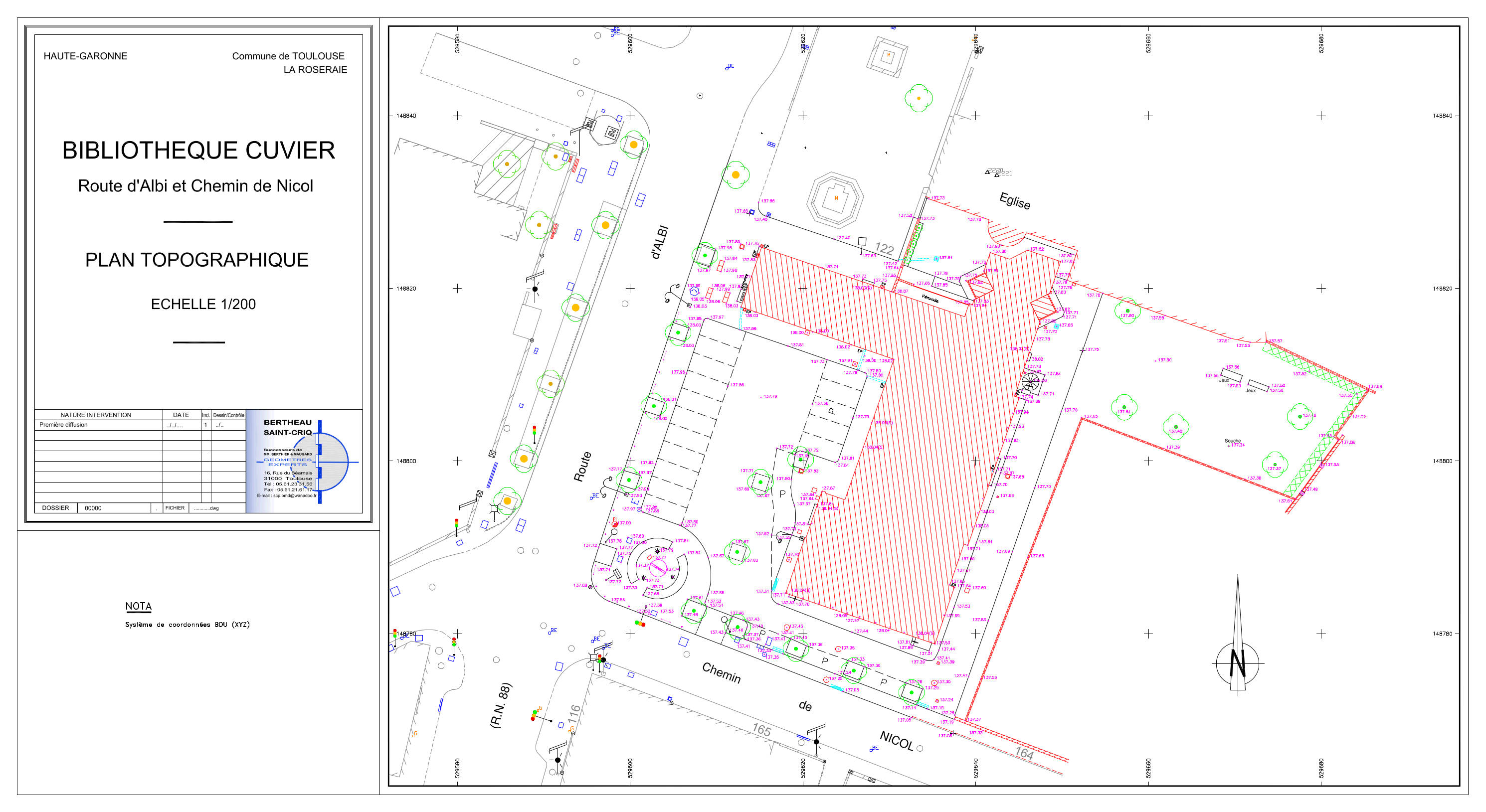 Topographie_implantation et controle d'ouvrage - geometre31